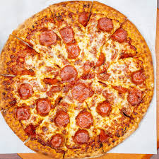 New York Style Extra Large Pepperoni Pizza | Red Rooster Amusement Park ...